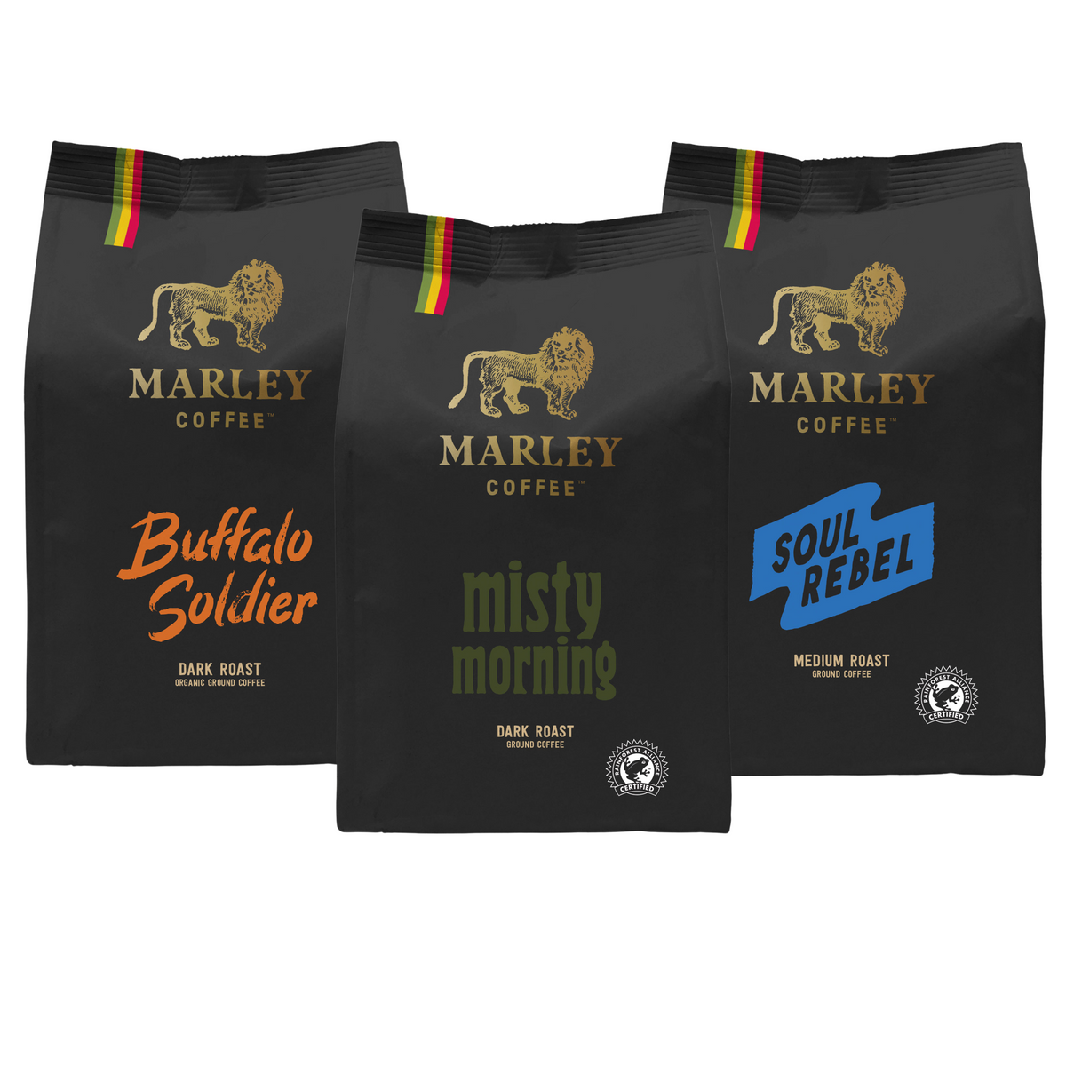 Marley Coffee Mix Up Dark Roast Bundle Beans & Ground | Marley Coffee EU